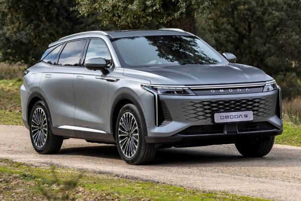 Nuevo Omoda 9: un SUV grande híbrido enchufable con 1.100 km de autonomía