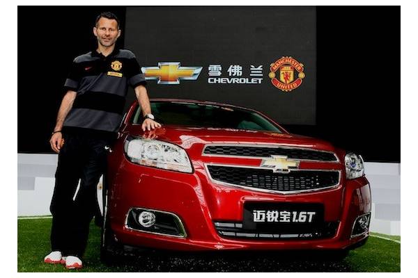 Chevrolet se convierte en sponsor oficial del Manchester United