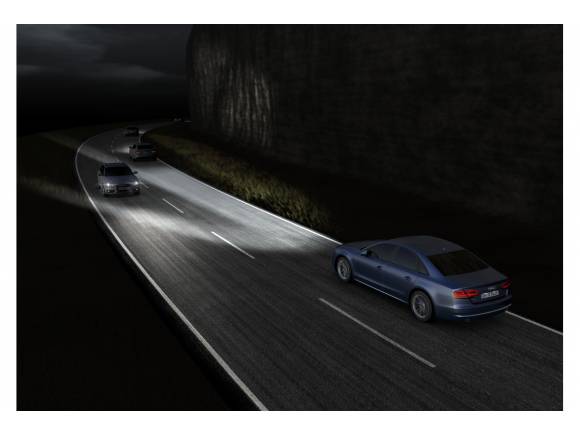 Faros Matrix LED de Audi para el nuevo Audi A8