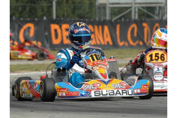 ¿Carlos Sainz en Kart?